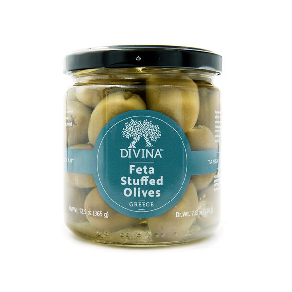 Feta Cheese Stuffed Olives - Divina – The Olive Oil Co.